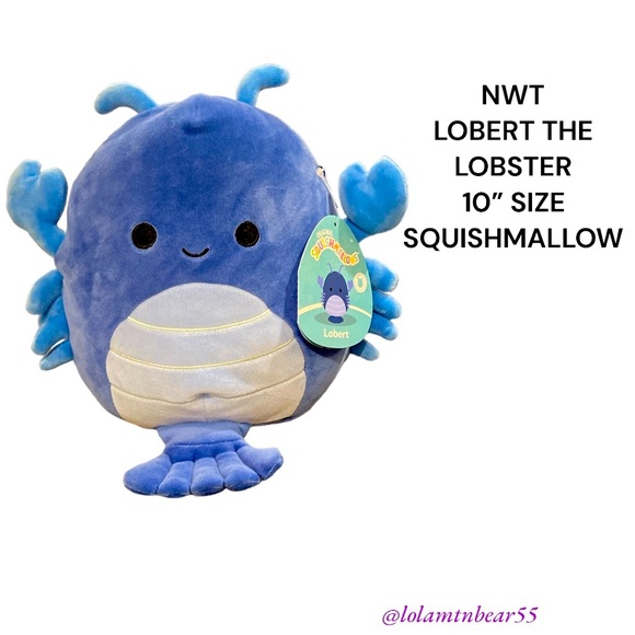 Squishmallows | Toys | New Wtags First To Market Ltd 500 Lobert Blue ...